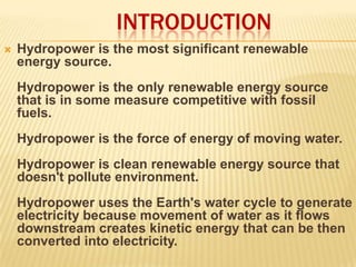 Hydropower | PPTX
