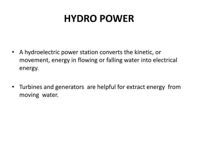 Hydropower - power house | PDF | Physics | Science