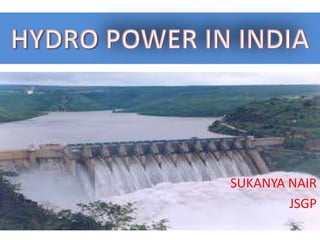 Hydro power in India | PPT