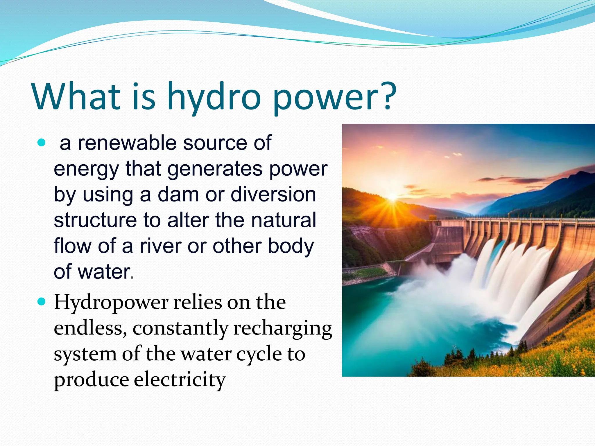 hydro power ppt in digital ekectronics ppt | PPT