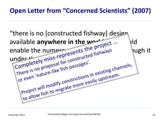 Hydropower development in laos don sahong experience in addressing ...
