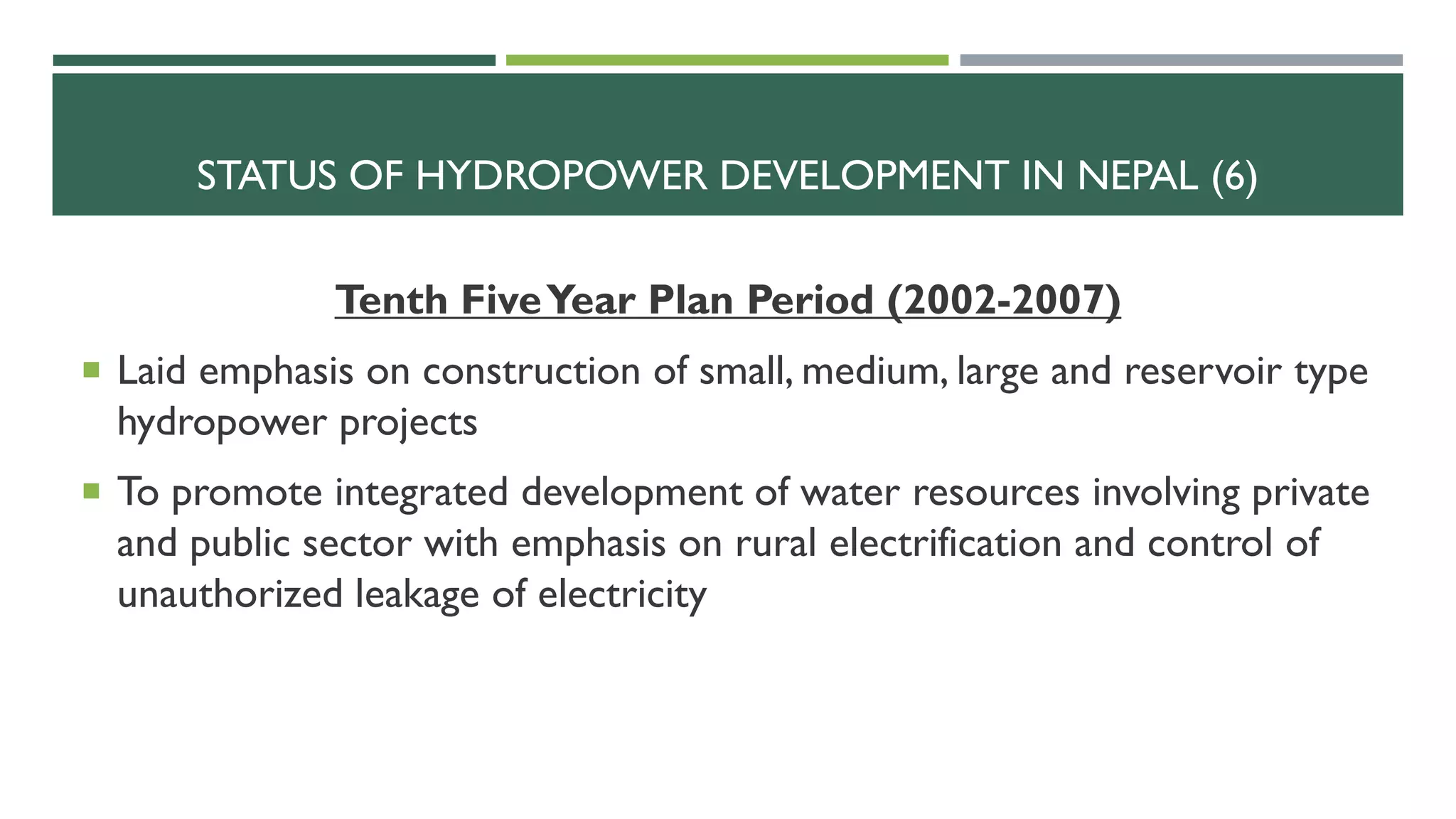 HYDROPOWER DEVELOPMENT IN NEPAL | PDF