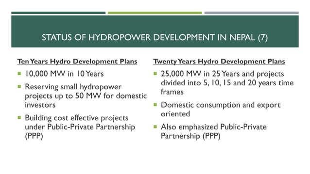 HYDROPOWER DEVELOPMENT IN NEPAL | PDF | Power and Energy Industry ...