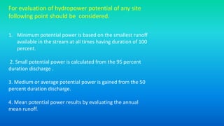Hydropower generation process | PPTX