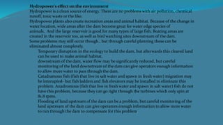 Hydropower generation process | PPTX