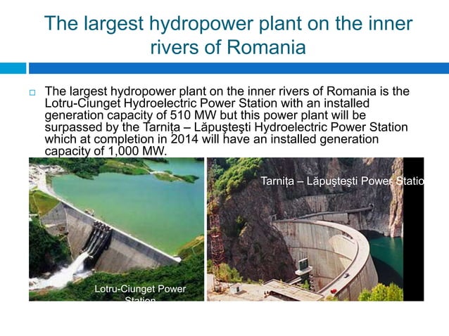 Hydropower in romania | PPT