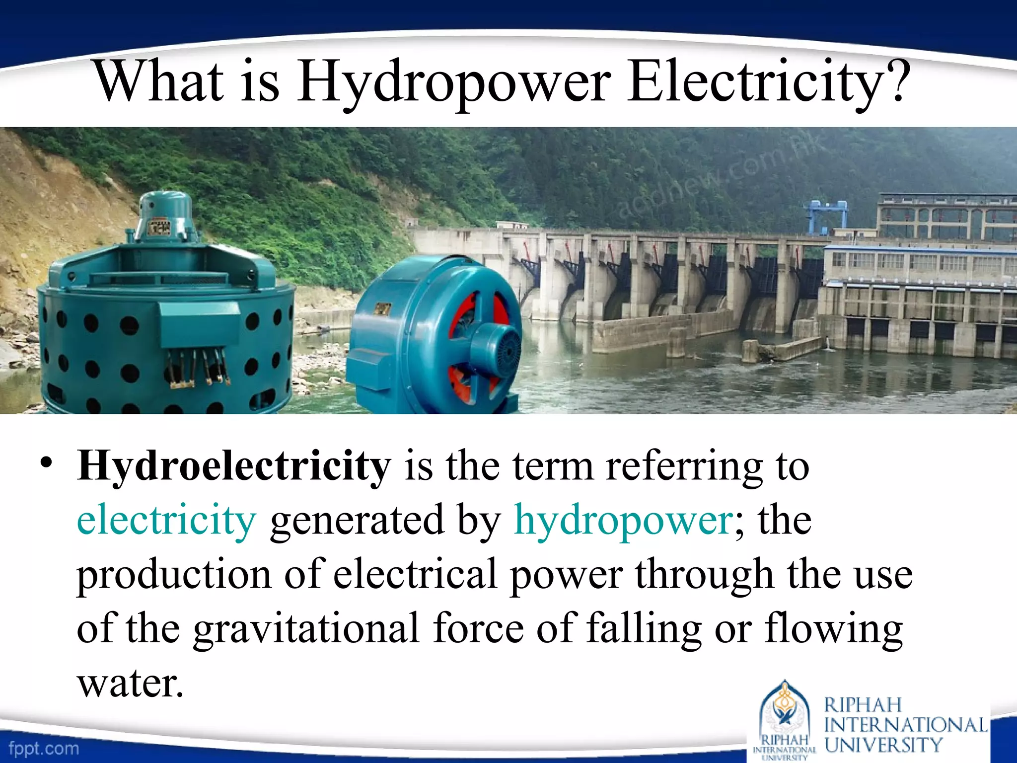 Hydropower palnts | PPT