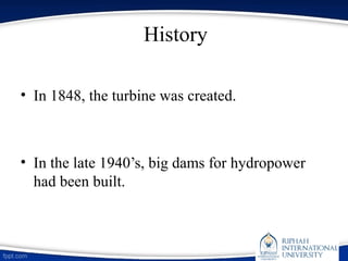 Hydropower palnts | PPT