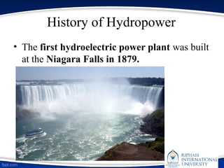 Hydropower palnts | PPT