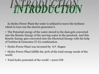 Hydro Power Plant | PPT