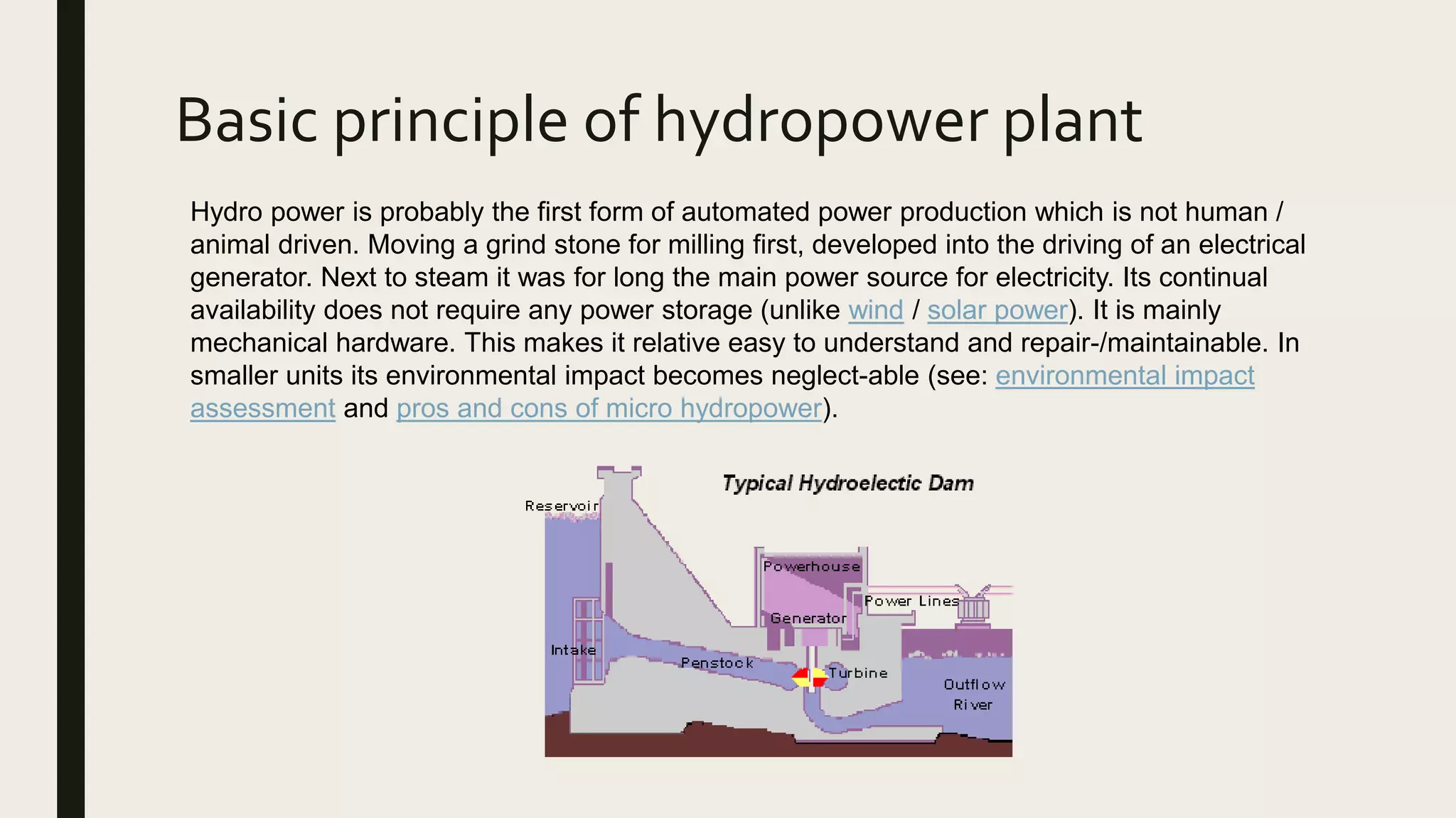 Hydro power plant | PPTX
