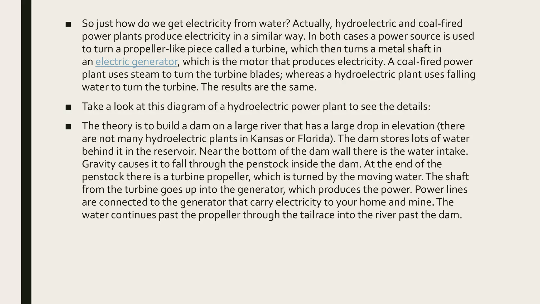 Hydro power plant | PPTX
