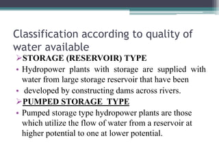 Hydropower plant | PPTX