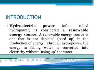 Hydro power plant | PPT