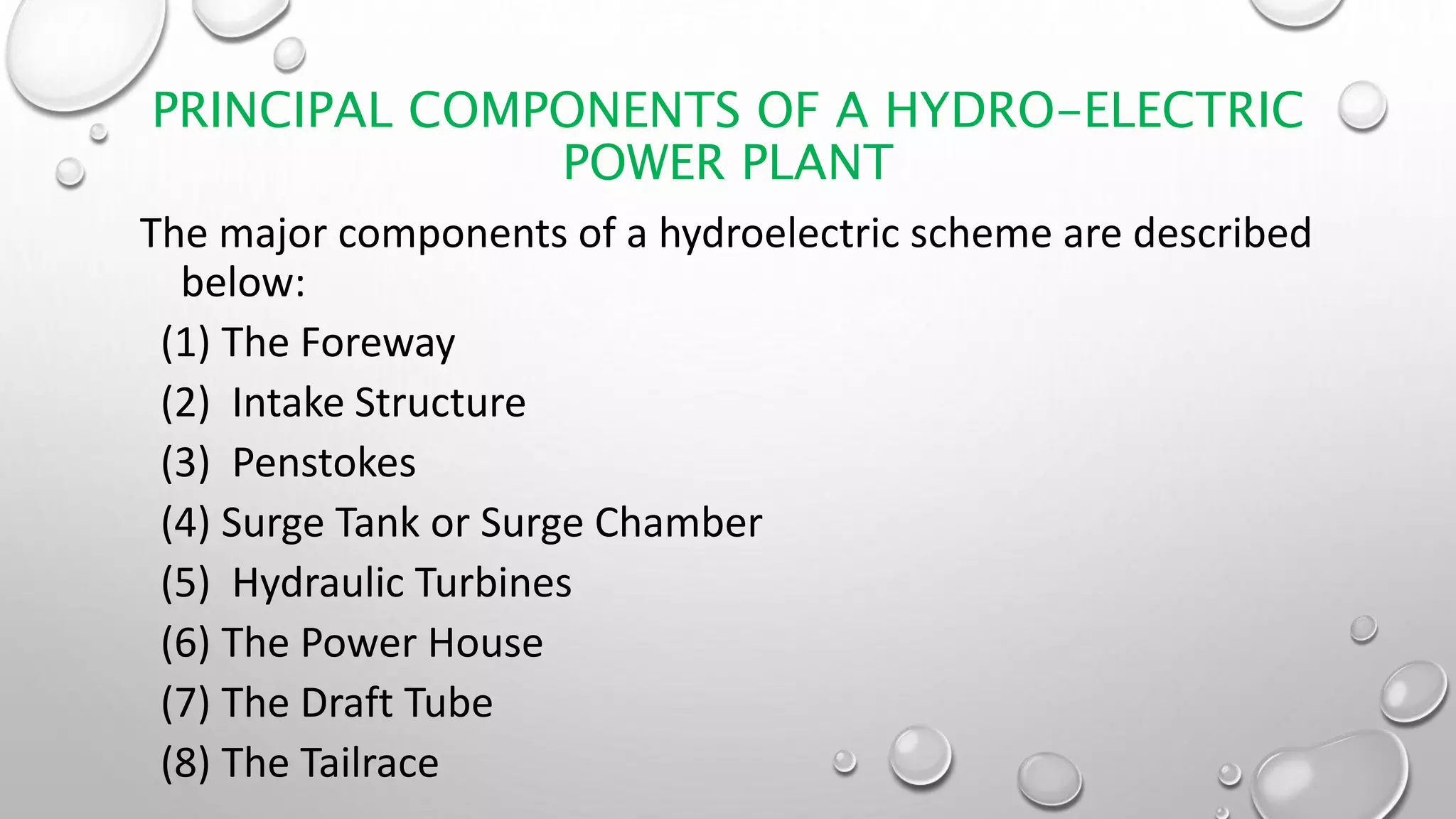 Hydro power plant | PPTX