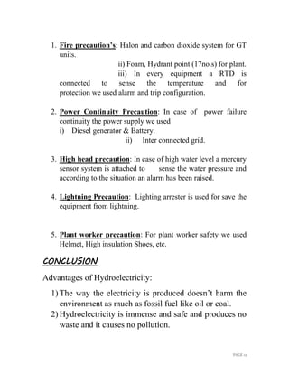 DVC Panchet Hydro Powerplant Project | DOCX