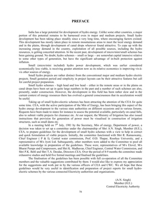 Hydro power policies and guidelines | PDF