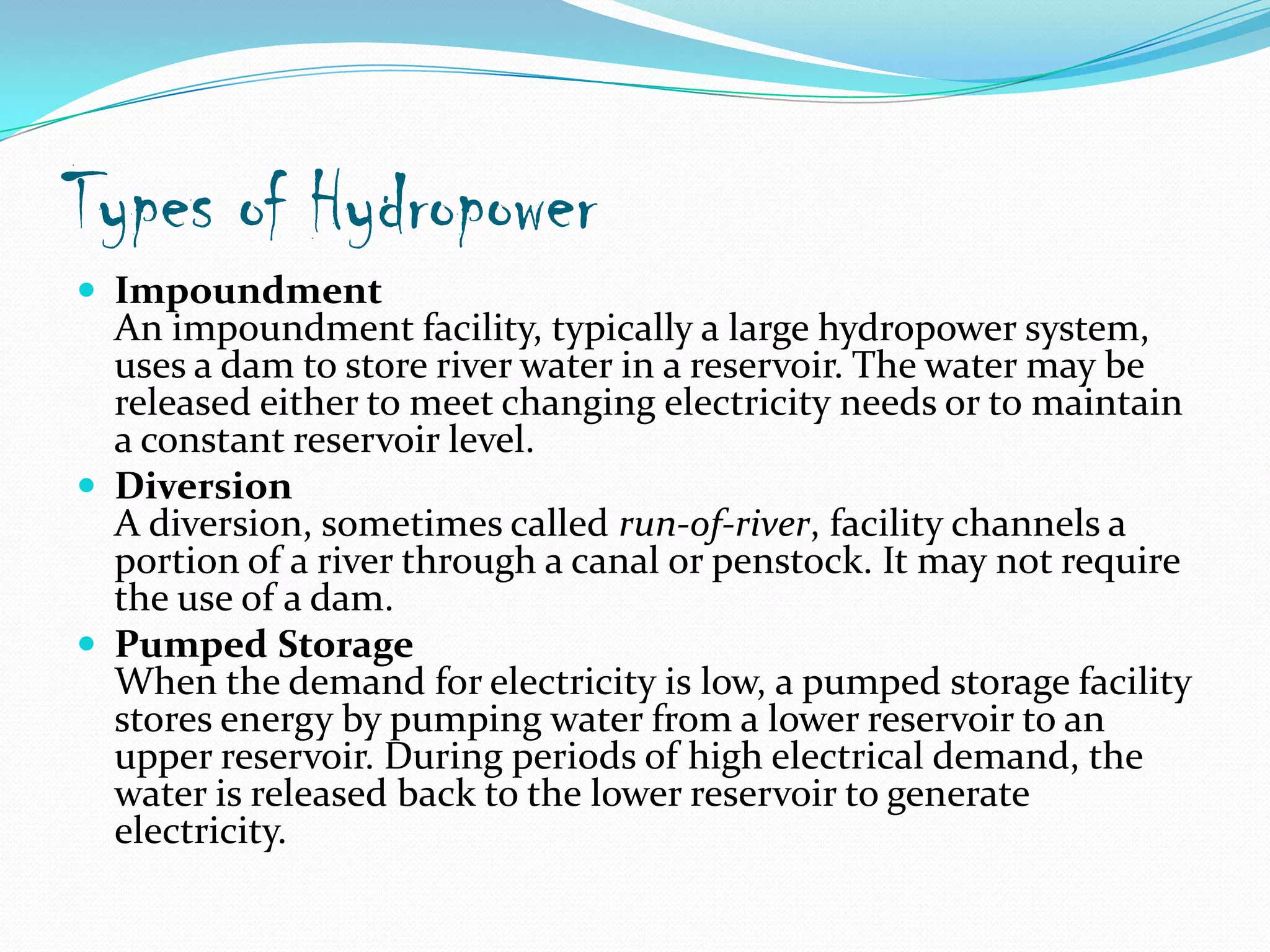 Hydro power ppt | PPT