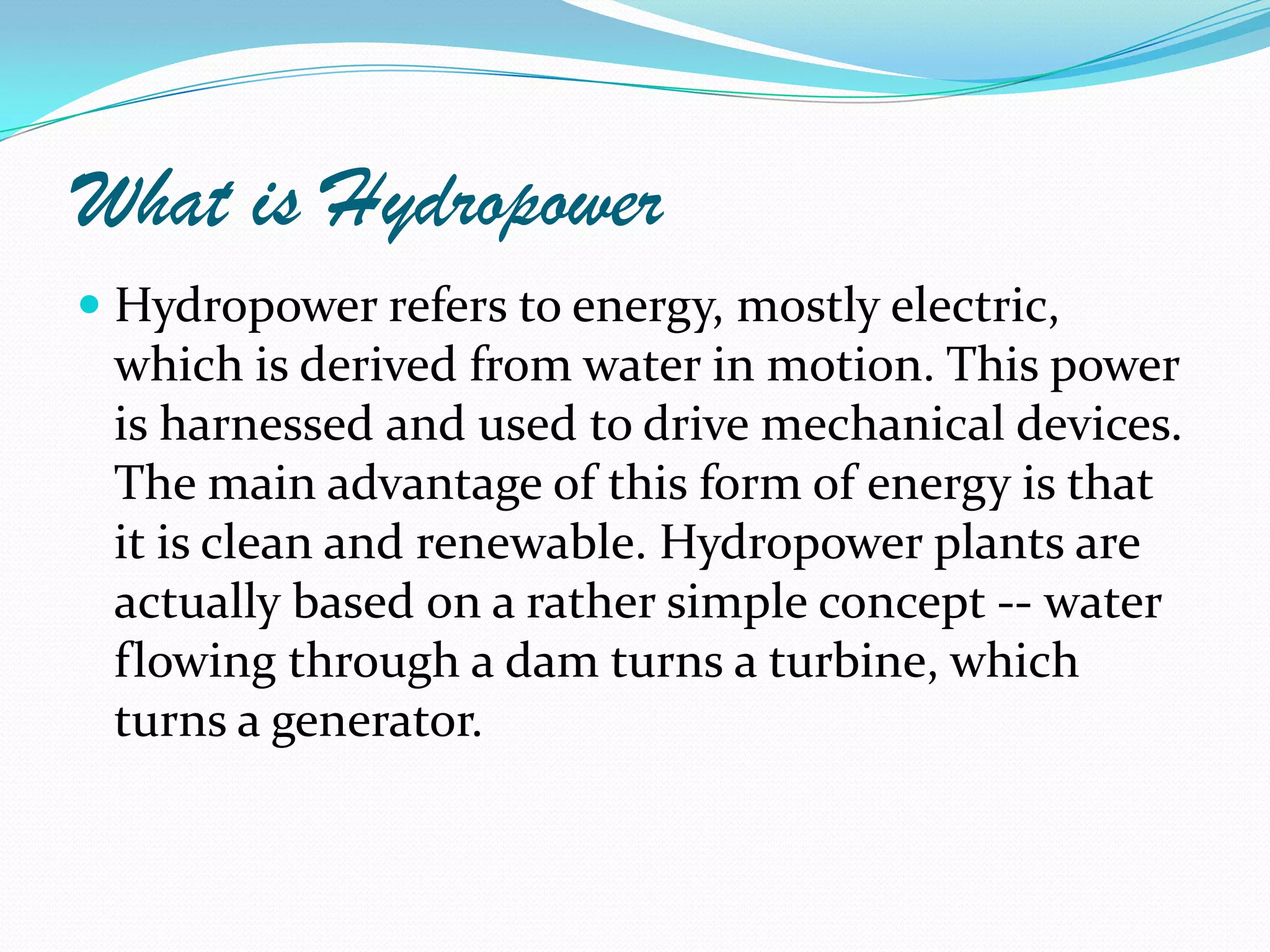 Hydro power ppt | PPT