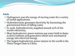 Hydro power ppt | PPT