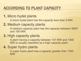 Hydro power plant | PPTX