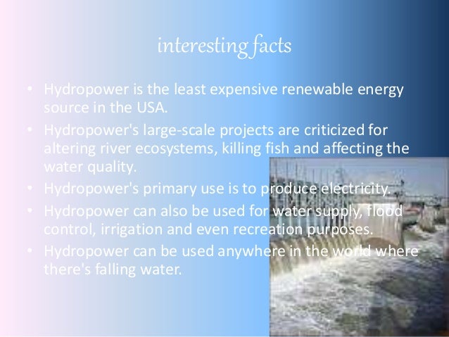 Hydropower project
