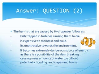 Hydropower slide show. | PPTX