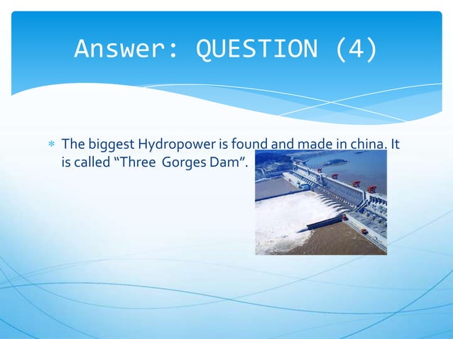 Hydropower slide show. | PPTX