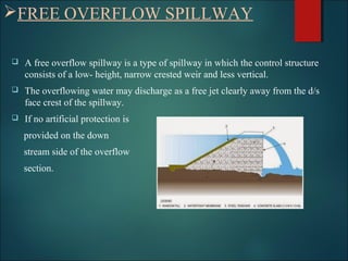 TYPES OF SPILLWAYS & PROMINENT FEATURES | PPT