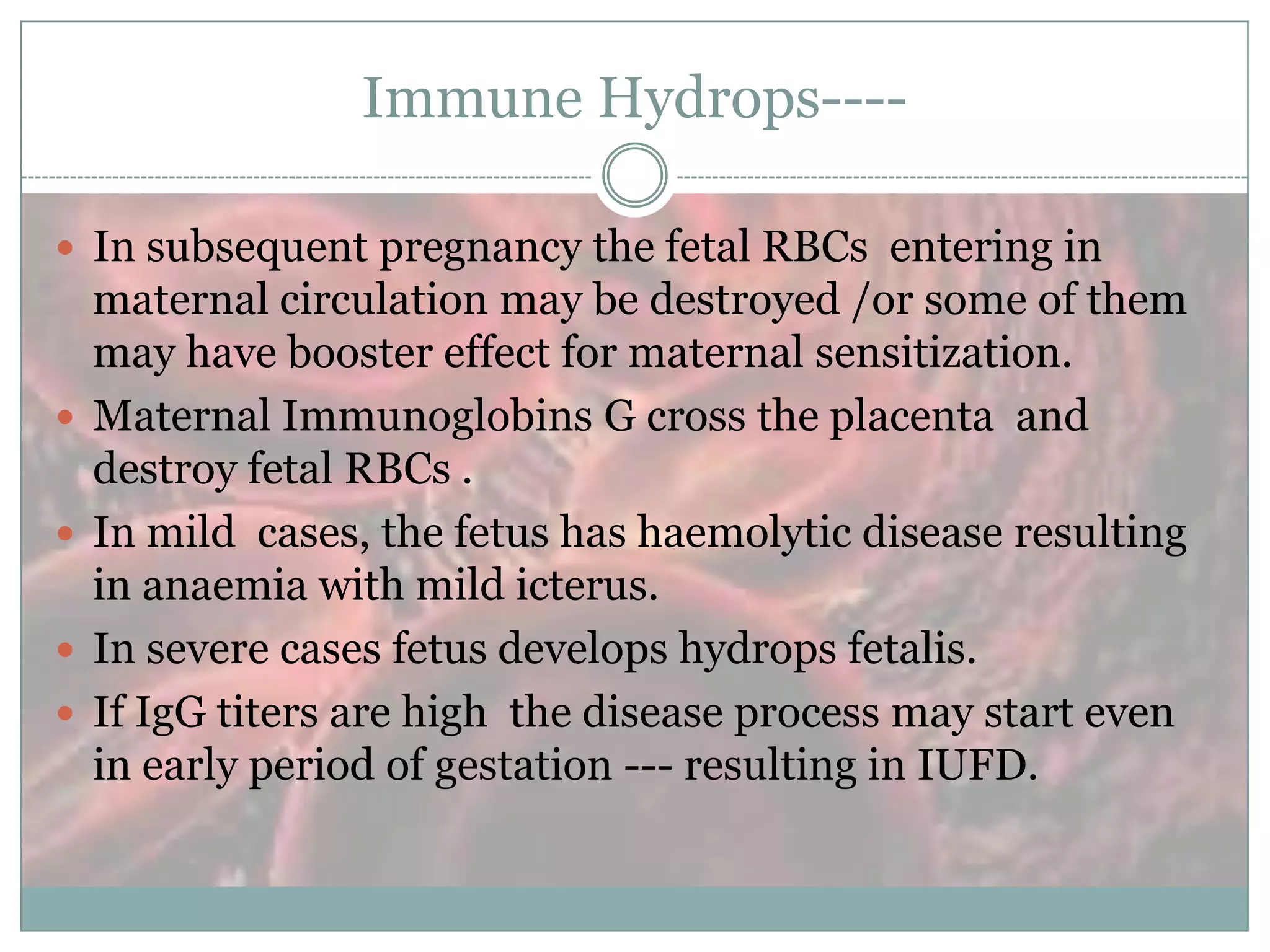 Hydrops fetalis | PPTX