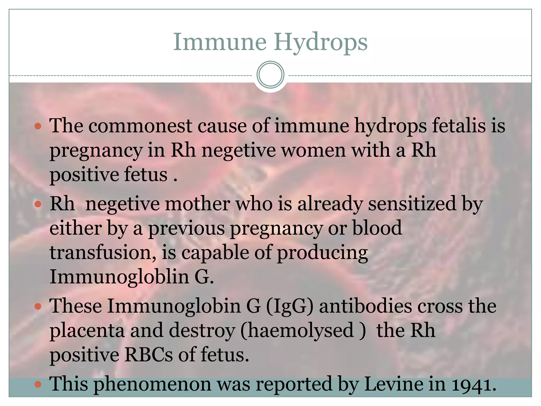 Hydrops fetalis | PPTX | Pregnancy | Reproductive Health