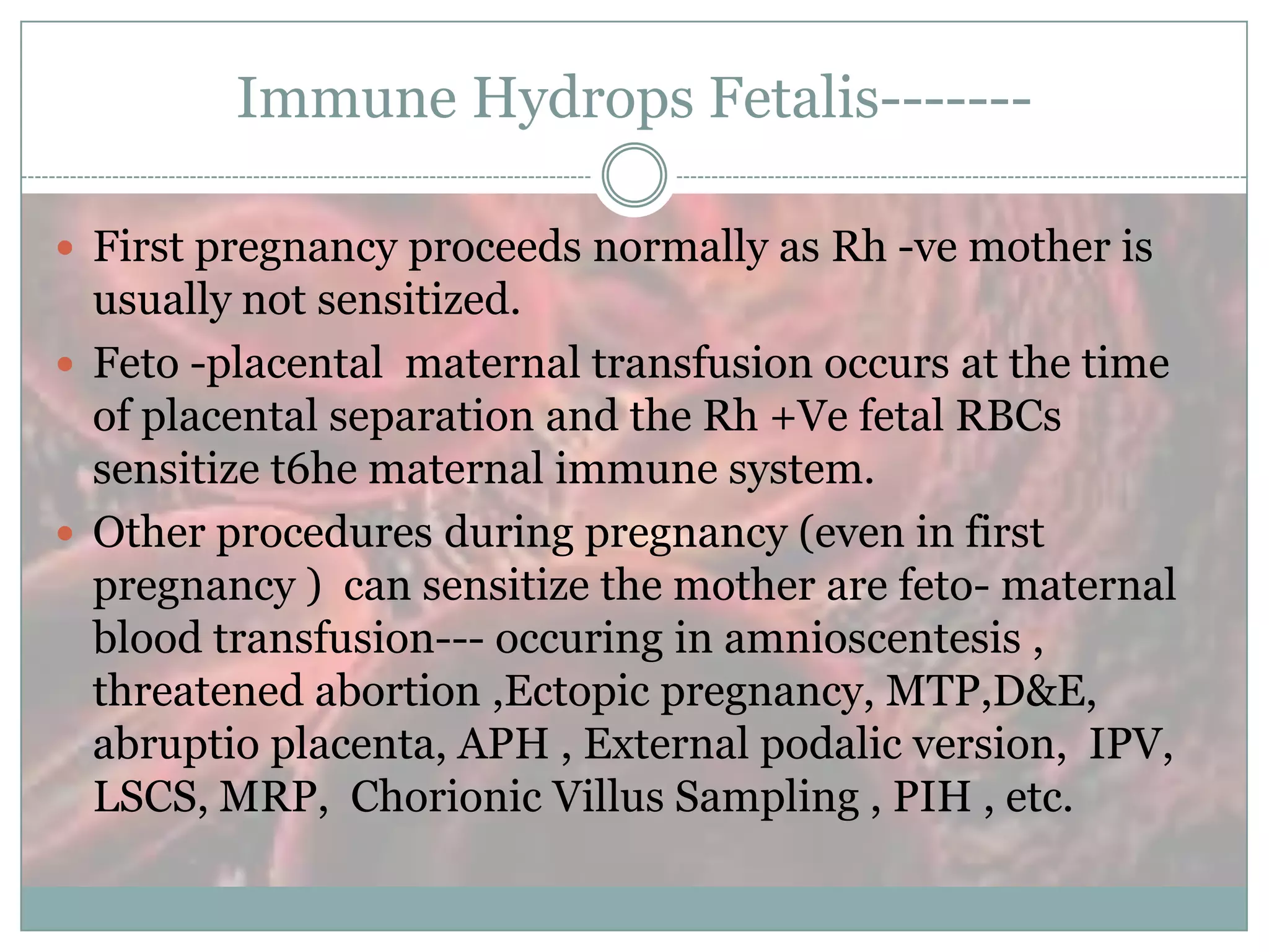 Hydrops fetalis | PPTX