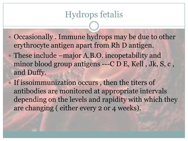 Hydrops fetalis | PPTX | Pregnancy | Reproductive Health