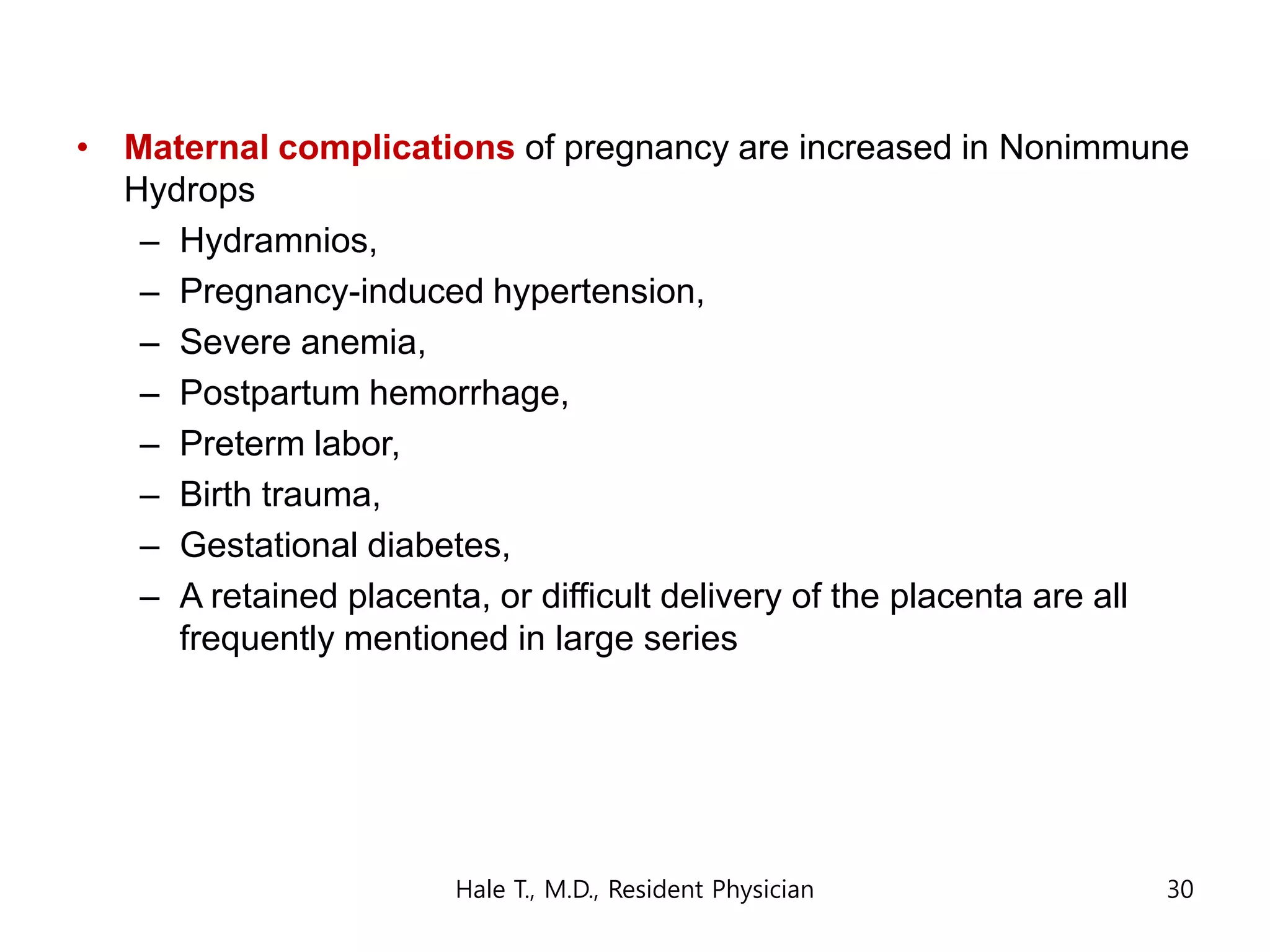 Hydrops fetalis: Immune and nonimmune fetal hydrops | PDF | Pregnancy ...