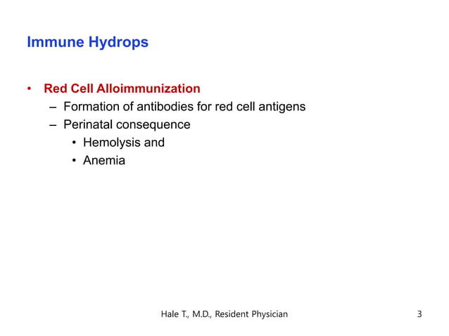Hydrops fetalis: Immune and nonimmune fetal hydrops | PDF | Pregnancy ...
