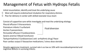 HYDROPS FETALIS- all about it, dfinition and managemnt | PDF
