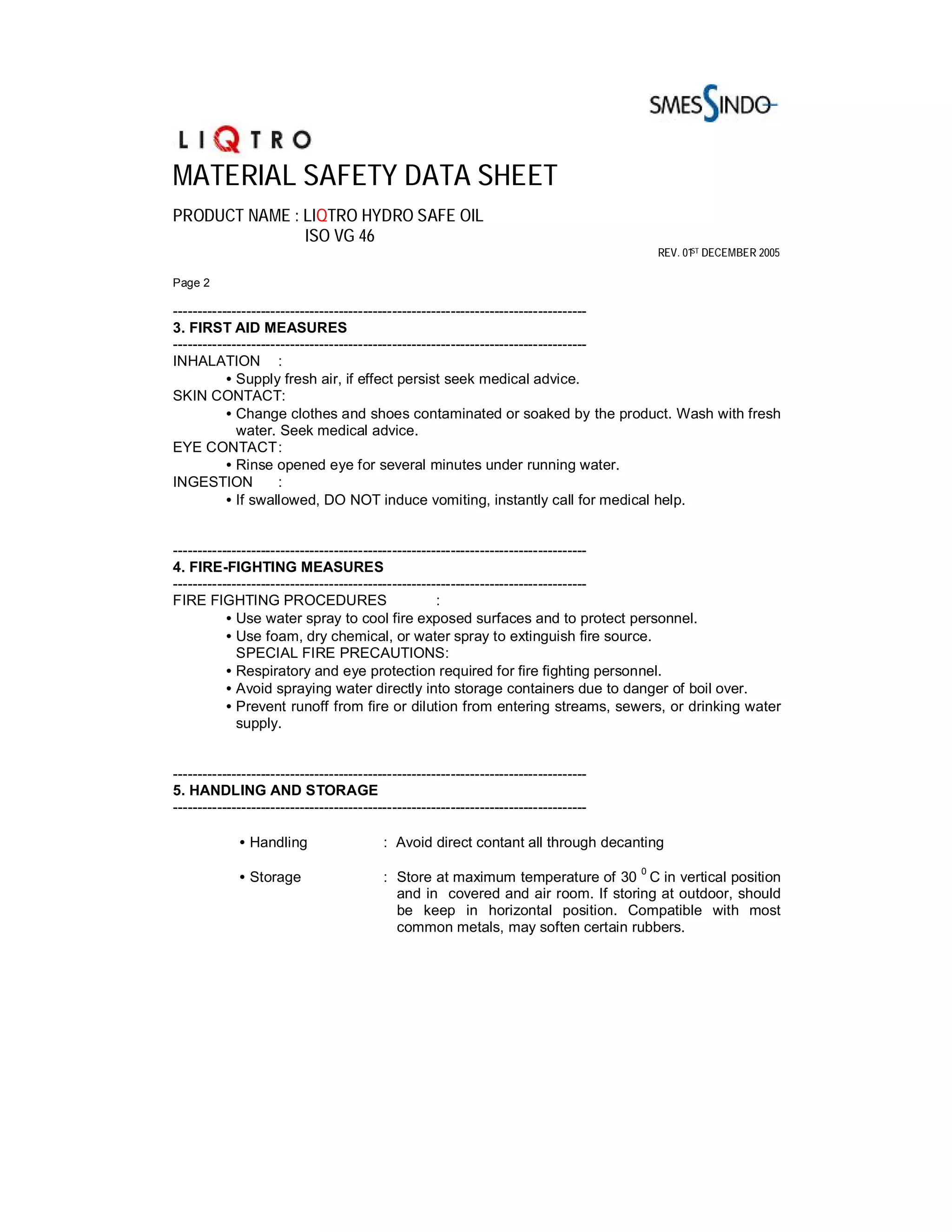 HydroSafe ISO VG 46 | PDF