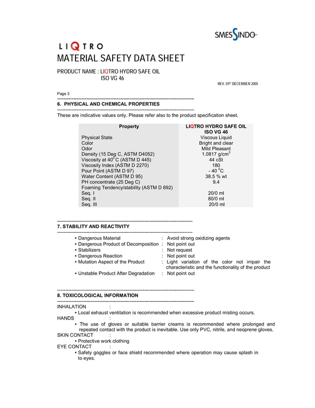 HydroSafe ISO VG 46 | PDF