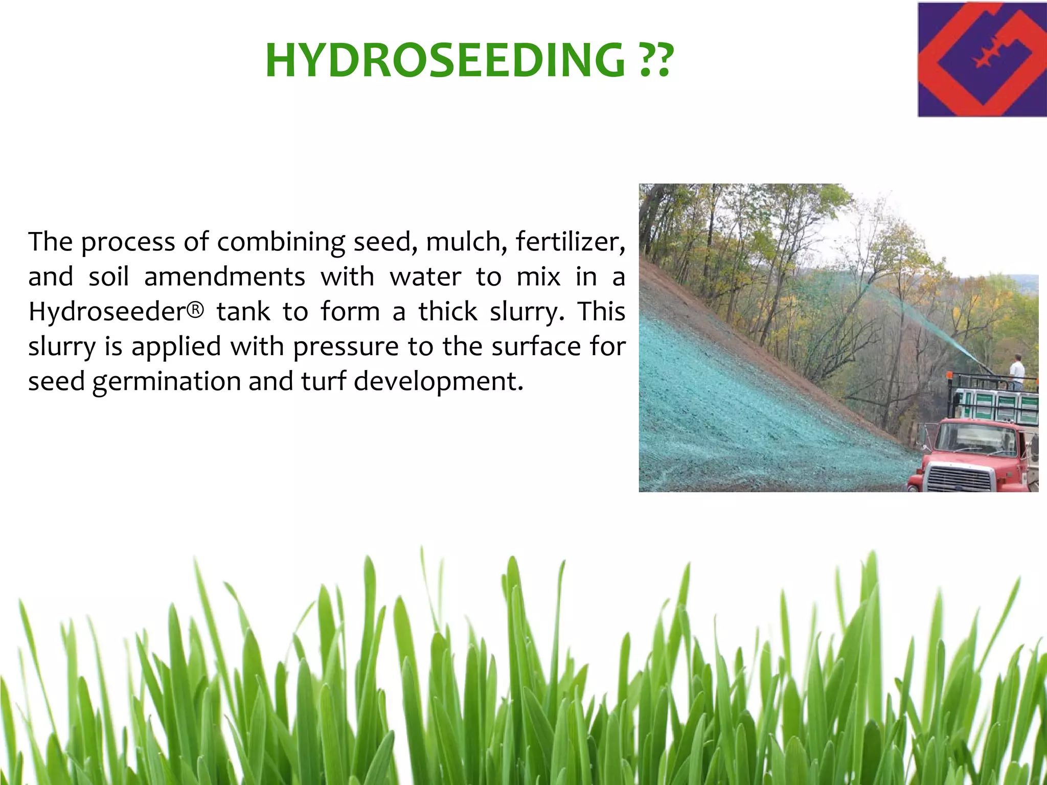 Hydroseeding for erosion control | PDF