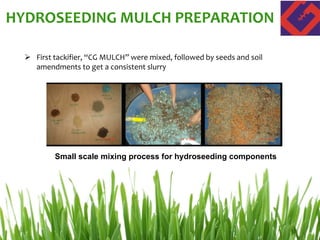 Hydroseeding for erosion control | PDF