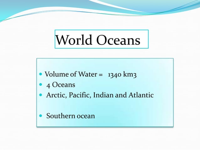 Hydrosphere | PPTX | Geography | Science