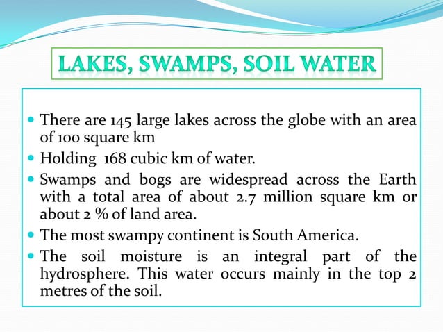 Hydrosphere | PPTX | Geography | Science