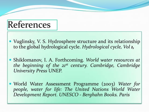 Hydrosphere | PPTX | Geography | Science
