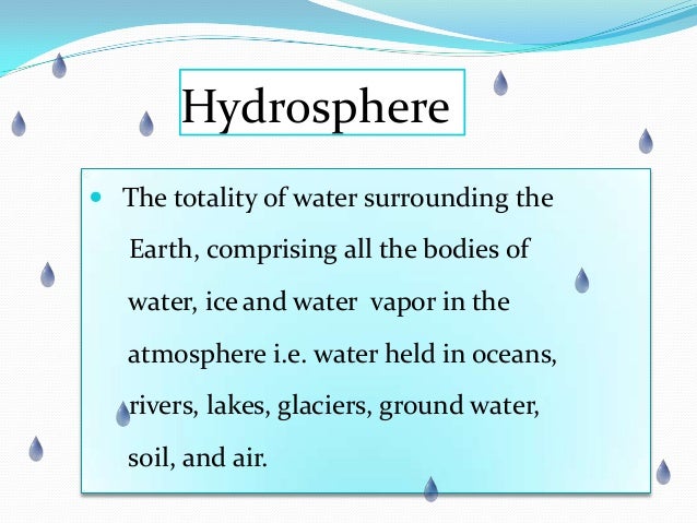Hydrosphere Characteristics Layers Examples Britannica