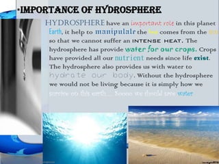 Hydrosphere | PPTX