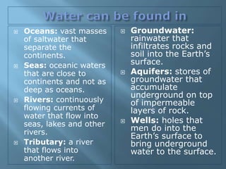 Hydrosphere | PPTX