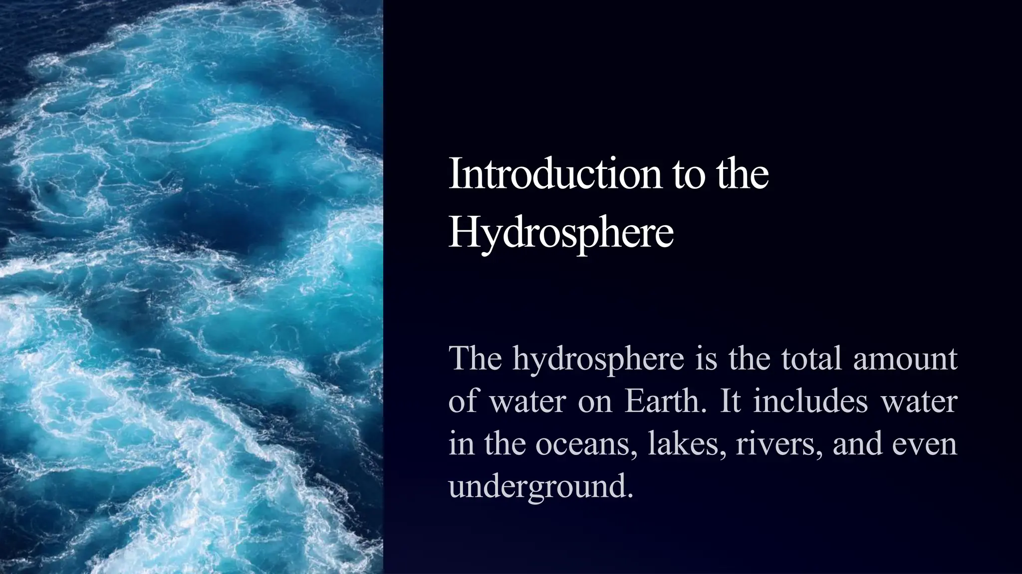 PowerPoint about Hydrosphere and it's Inclution.pptx