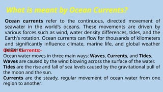 Hydrosphere ------------ SOCIAL SCIENCE--------GEOGRAPHY | PPTX