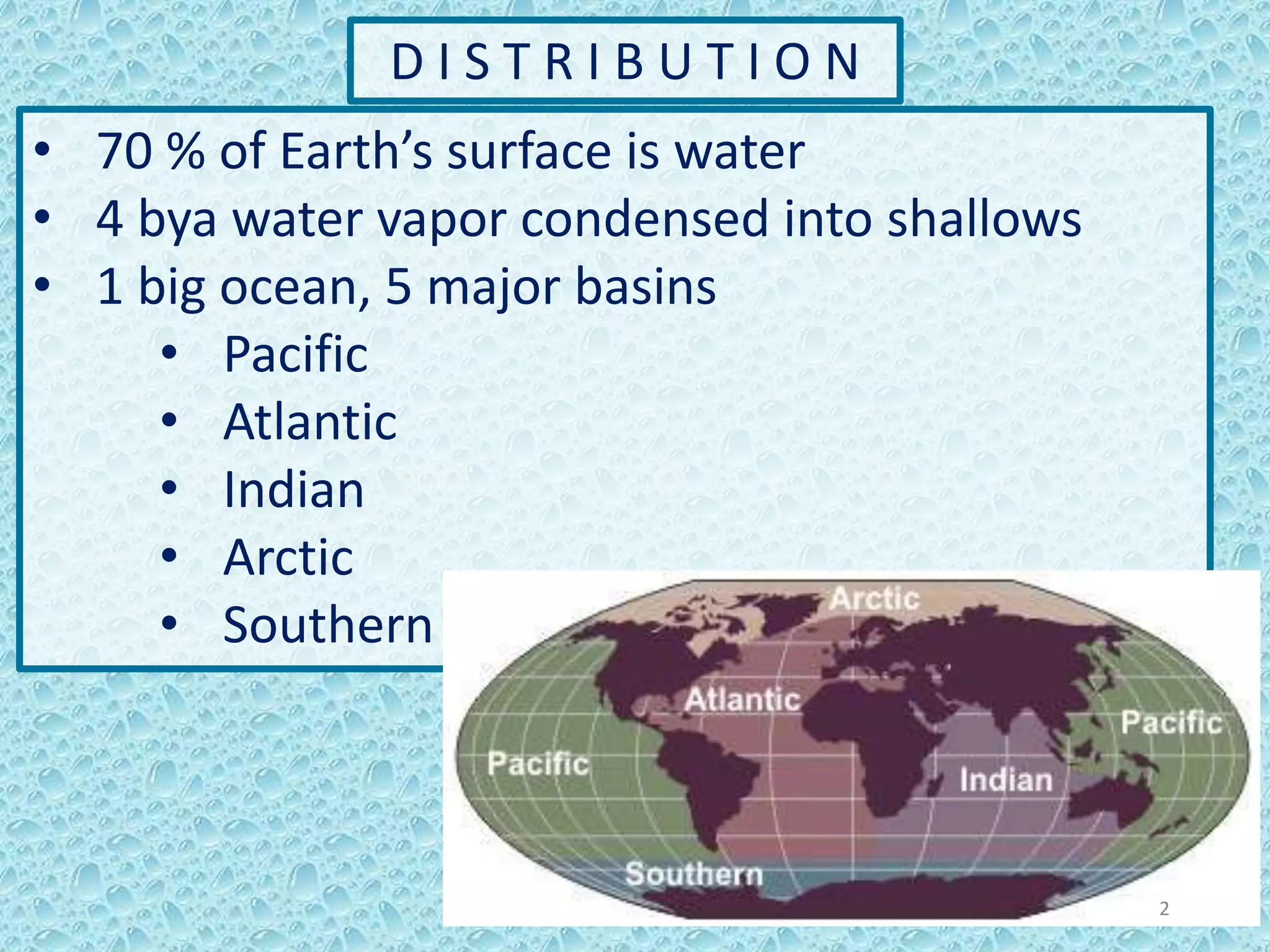 Hydrosphere 1: Ocean Notes | PPTX