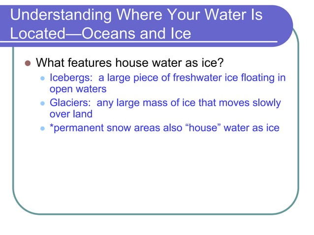 Hydrosphere notes | PPT